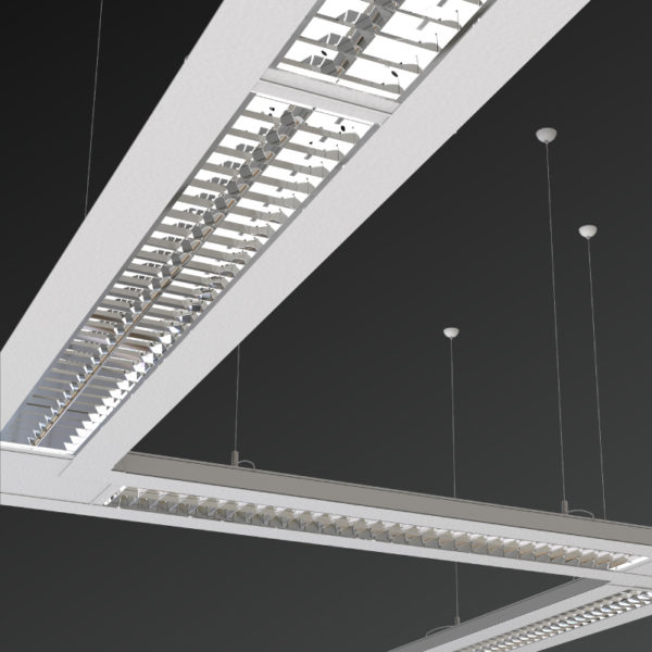 Artefacto de Iluminación para Tubo Led | Colgante o Plafón | Indular
